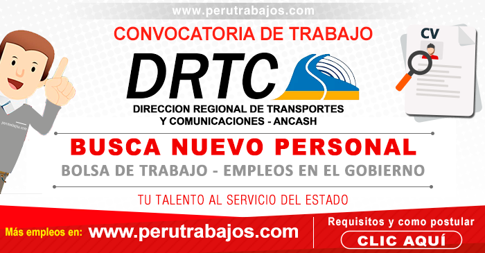 DIRECCIÓN TRANSPORTES DE ANCASH CONVOCATORIA 2025 - Nuevos Empleos ... DIRECCIÓN TRANSPORTES DE ANCASH CONVOCATORIA 2025 - Nuevos Empleos ...